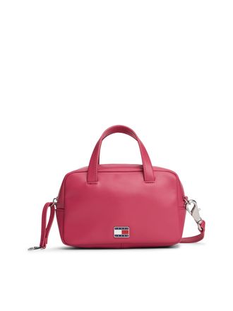 Tommy Jeans Umh&auml;ngetasche TOMMY JEANS TJW CITY TRUNK CROSSOVER, Damen, Gr. B/H/T: 18,5cm x 12cm x 7,5cm, pink, Lederimitat, Taschen Umh&auml;ngetasche, Damen Tragetasc