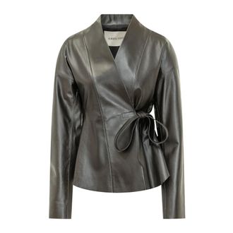 Alberta Ferretti Wickeljacke - - Jackets - Damen - Schwarzk - L