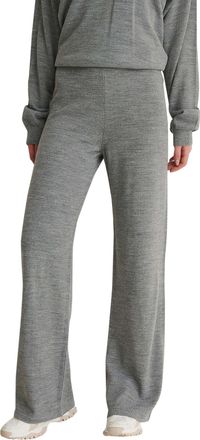 NA-KD Damen Knitted Pants Hose, grau, 3XL