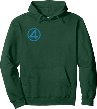 MARVEL Fantastic Four: First Steps 4 Chest Logo Costume Pullover Hoodie