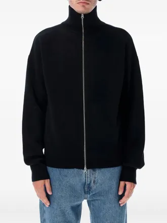 Extreme Cashmere Xtra Out Cardigan mit Rei&szlig;verschluss - Schwarz