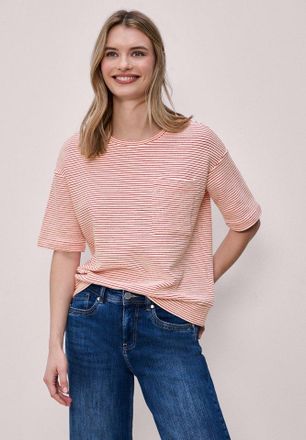 Street One T-Shirt mit Brusttasche