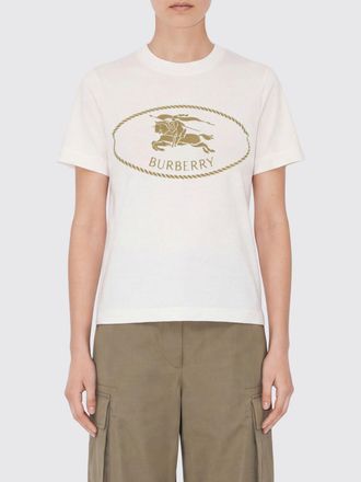 Burberry T-shirt en coton coupe slim avec logo Equestrian Knight