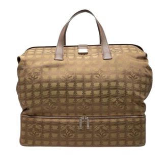 Chanel Pre-owned Vintage Travel Bag - Femme - Pre-owned - Brun - Taille: ONE Size