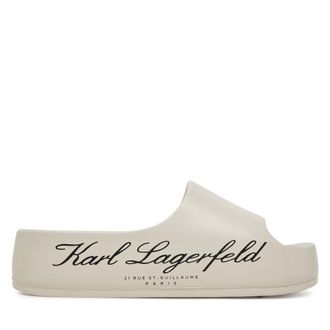 Karl Lagerfeld Pantoletten KARL LAGERFELD Kobo II KL86000 Wei&szlig;
