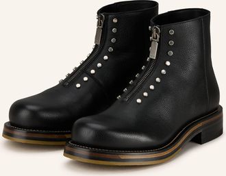 Alexander McQueen Mcqueen Boots Mit Nieten schwarz