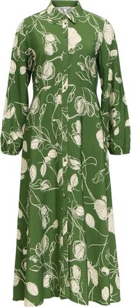 Object Objjacira L/S Long Shirt Dress Noos