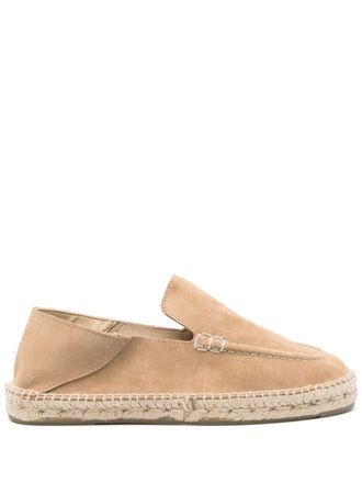 Maneb&igrave; espadrilles Hamptons en daim - Tons neutres