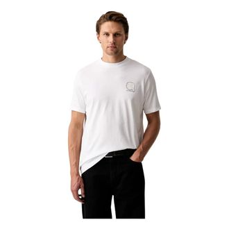 Karl Lagerfeld T-shirt col rond - Homme - Tops - Blanc - Taille: S
