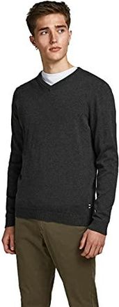 Jack & Jones Pull en Maille Pull en Maille Dark Grey Melange XXL Dark Grey Melange XXL