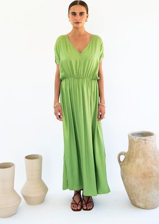 Neu Nomads Damen vegan Kleid Natalia Emerald