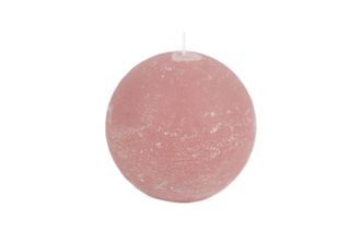 Rasteli Luz Your Senses Kerze - Kugelkerze Taupe-Ros&eacute; D 10 cm pro 2 St&uuml;ck