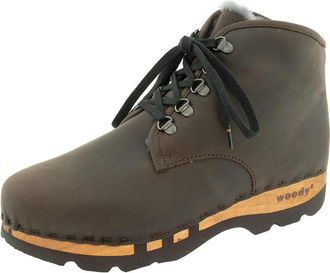 Woody Herren Adam Clog Ankle Boots, Caffe, 44 EU