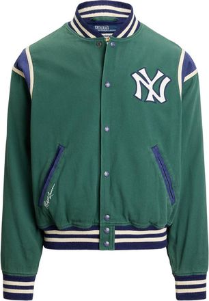 Ralph Lauren Collegejacke aus einem Baumwoll-Canvas aus der MLB-Stickerei in
