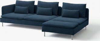 IKEA S&Ouml;DERHAMN 4er-Sofa mit R&eacute;camiere