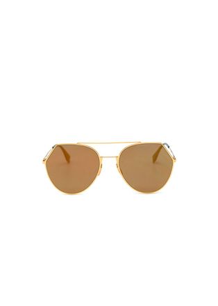 Fendi FF 0194/S Mirrored Lens Sunglasses