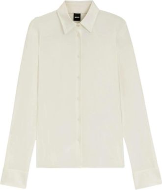 HUGO BOSS Femme, Blouses et Chemises, Blanc, Taille: 44 FR Bronta Tuesday Shirt