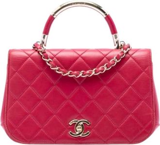Chanel Pre-owned Sac &agrave; main Carry Chic - Femme - Pre-owned - Rose - Taille: ONE Size