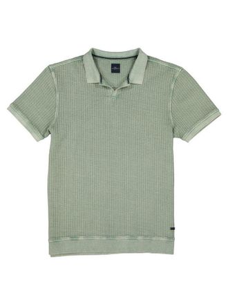 Engbers Poloshirt Herren Poloshirt mit Struktur, Gruen