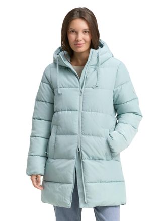 Tom Tailor Damen 1049103 Winter-Puffer-Mantel, 27450-White Moss, L