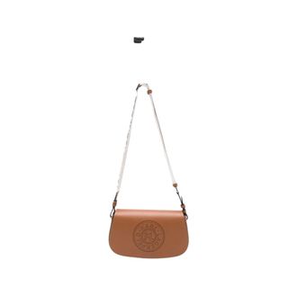 Karl Lagerfeld Femme, Sacs, Brun, Taille: ONE Size Sac bandouli&egrave;re K/Circle perfor&eacute; Lune