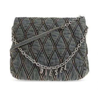 Diesel Charm-D Schultertasche - - Bags - Damen - Blau - ONE SIZE