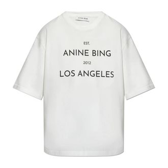 Anine Bing Rudy T-Shirt - - Tops - Damen - Wei&szlig; - XS