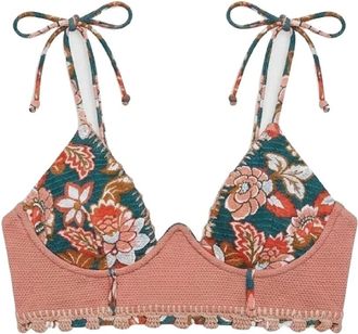 Del Maar Femme, Maillots de bain, Multicolore, Taille: 36 FR Mullu Bikini Top