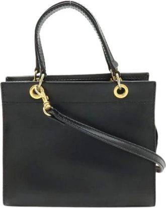 Celine Pre-owned Sac &agrave; main en cuir 2Way Noir - Femme - Pre-owned - Noir - Taille: ONE Size