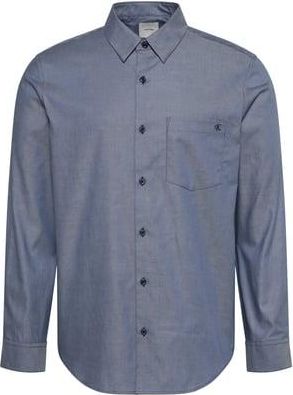 Calvin Klein Chemise droite &agrave; manches longues en coton