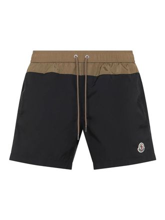 Moncler Short De Bain - Noir
