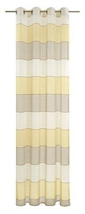 Deko Trends Ösenschal, Stoff, Natur