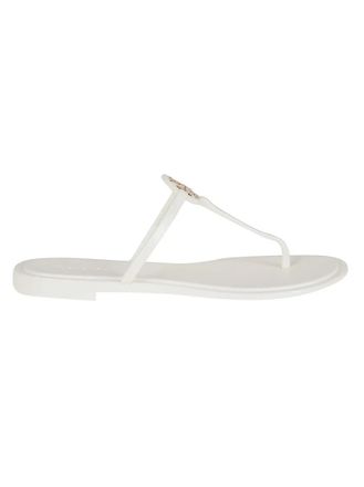 Tory Burch Tory Burch Sandalen - White Sandals With Thin Straps - Gr. 10 - in Grau - f&uuml;r Damen