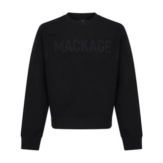 Mackage Homme, Sweatshirts et sweats &agrave; capuche, Noir, Taille: 2XL Julius Double-Face Jersey Logo SweaT-shirt