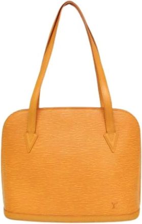 Louis Vuitton Pre-owned Sac bandouli&egrave;re Lussac M52289 - Femme - Pre-owned - Jaune - Taille: ONE Size