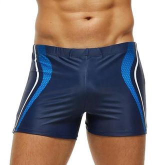 Generic HUIWDP Maillot de bain pour homme d&eacute;t&eacute; Plage Surf Mode Maillot de bain Boxer Short de bain pour homme, Bleu sport, XXL