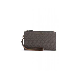 Michael Kors Jet Set Double Zip Wristlet - - Accessories - Damen - Braun - ONE SIZE