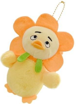 Generic Porte-cl&eacute;s canard de dessin anim&eacute; - Porte-cl&eacute;s en forme de canard doux pour enfants - Porte-cl&eacute;s de dessin anim&eacute; doux - Charme portable pour sacs, por