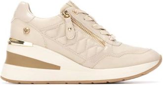 Xti Sneakers Femme Beige - Chaussures Confortables et polyvalentes - Mode d&eacute;contract&eacute;e - Mod&egrave;le 14438001 (Taille39)