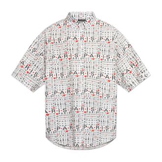 Balenciaga Hemd mit Tasche - - Shirts - Herren - Wei&szlig; - S