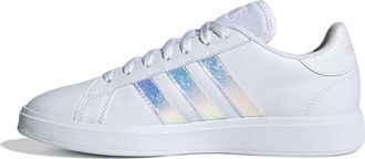 adidas Damen Grand Court Base 2.0 Shoes Schuhe, Cloud White/Cloud White/Clear pink, 42 2/3 EU