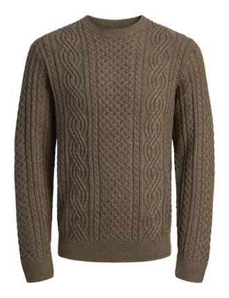 Jack & Jones Jprblusean Knit Cable Crew Neck Sn