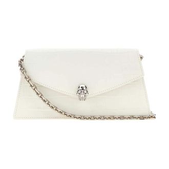 Alexander McQueen Kleine Totenkopf-Tasche - - Bags - Damen - Wei&szlig; - ONE SIZE