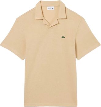 Lacoste Homme, Tops, Beige, Taille: M Polo Chemises
