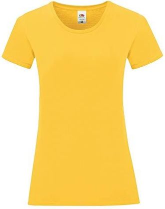 Fruit Of The Loom Fruit of The Loom T-shirt pour homme, Jaune tournesol, 3XL