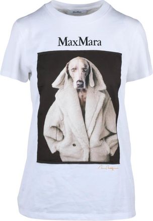 Max Mara Femme, Tops, Blanc, Taille: 38 FR T-Shirt