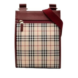 Burberry Sac bandouli&egrave;re en toile Pre-owned - Femme - Pre-owned - Beige - Taille: ONE Size