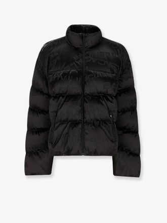 Balenciaga Nylon down jacket with all-over lettering logo - BALENCIAGA - gender_Man