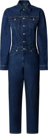 Pepe Jeans London Femme, Combinaisons et Ensembles, Bleu, Taille: 38 FR Vala Jumpsuit