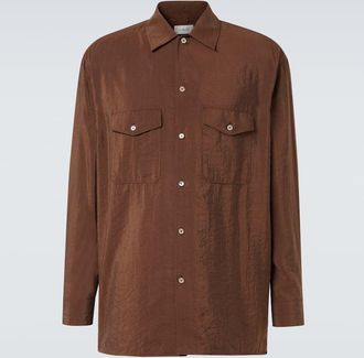 Christophe Lemaire Chemise en soie mélangée